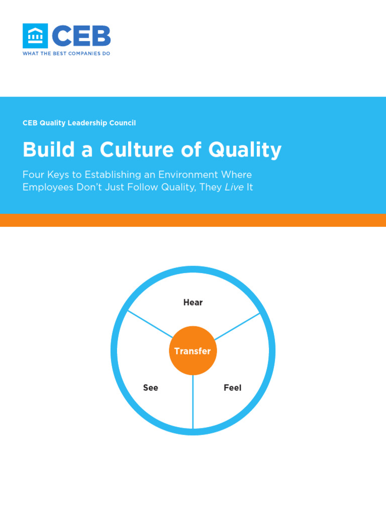 Cultivating a Quality-Driven Culture | PDF | Leadership | Incentive