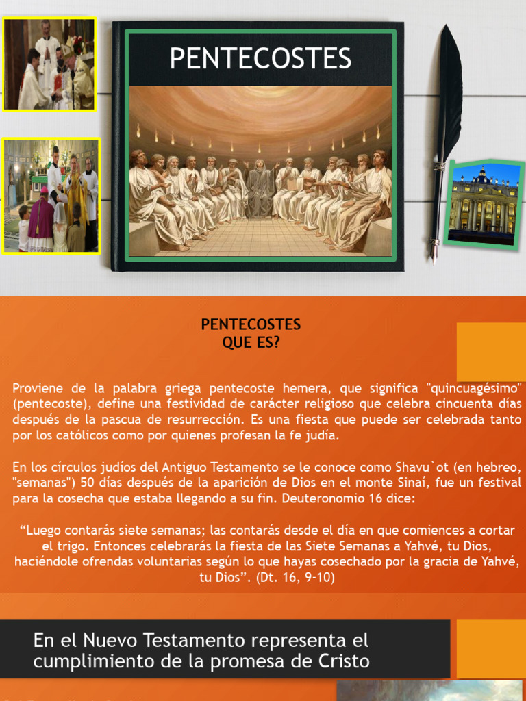 Significado y celebración de Pentecostés | PDF | Pentecostés | Pascua ...