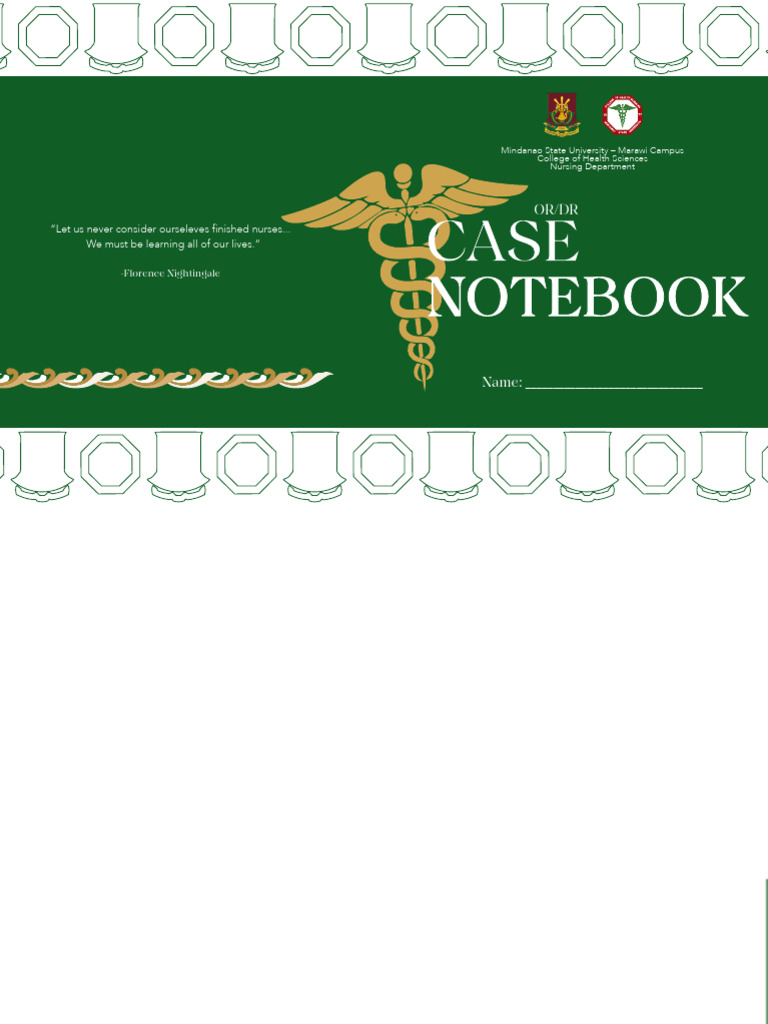 CHS-Case-Notebook | PDF | Surgery | Surgeon