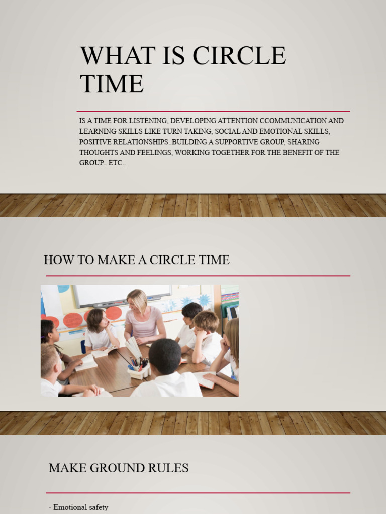 Circle Time | PDF | Communication | Cognitive Science