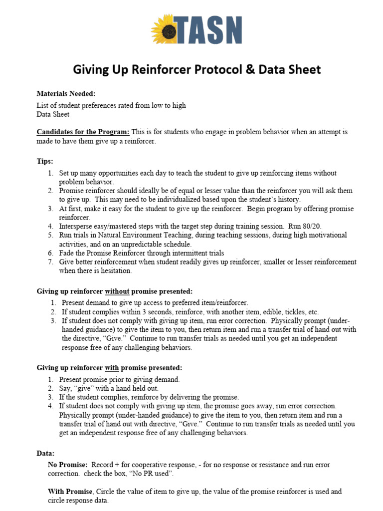 GUR Protocol and Data Sheet 4-9-23 - Ac | PDF | Reinforcement ...