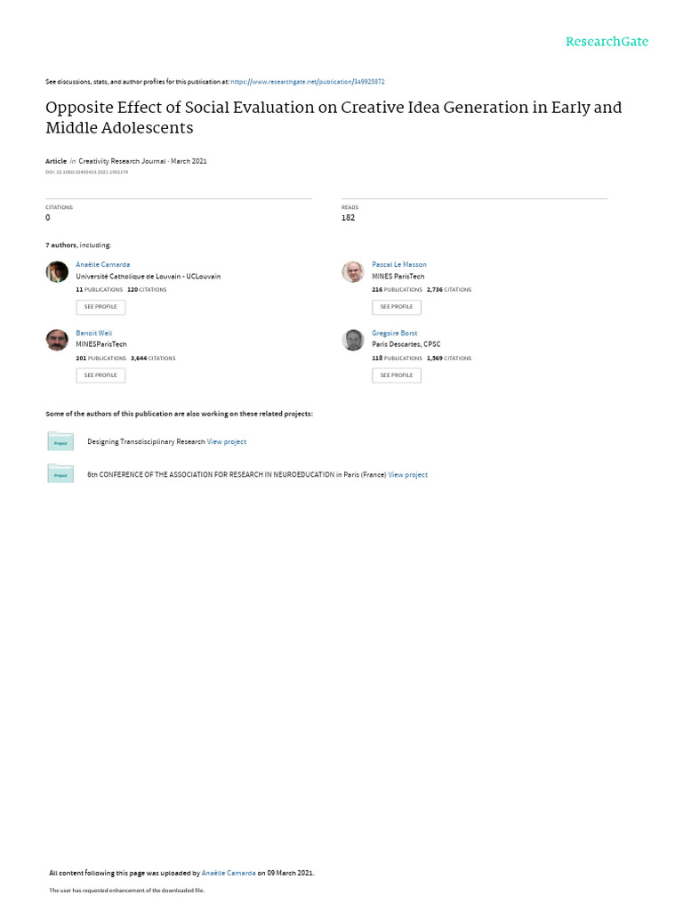 Texte Exposé | PDF | Creativity | Motivational