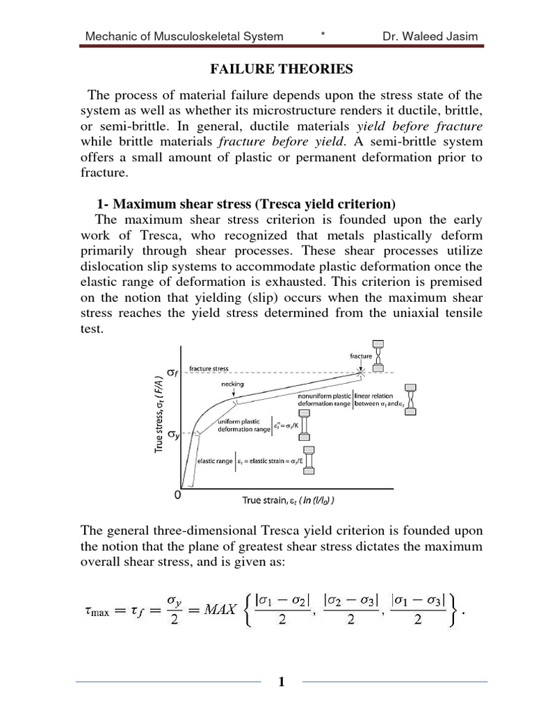 Lec 5 | PDF | Yield (Engineering) | Plasticity (Physics) Lec 5 | PDF | Yield (Engineering) | Plasticity (Physics)