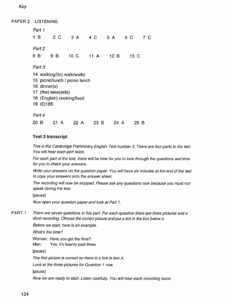 Answers Listening | PDF