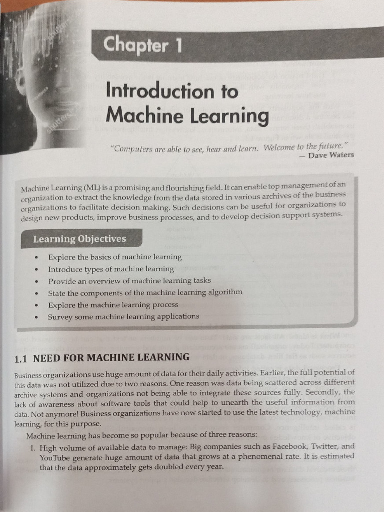 AIML (ML) Module 1 | PDF