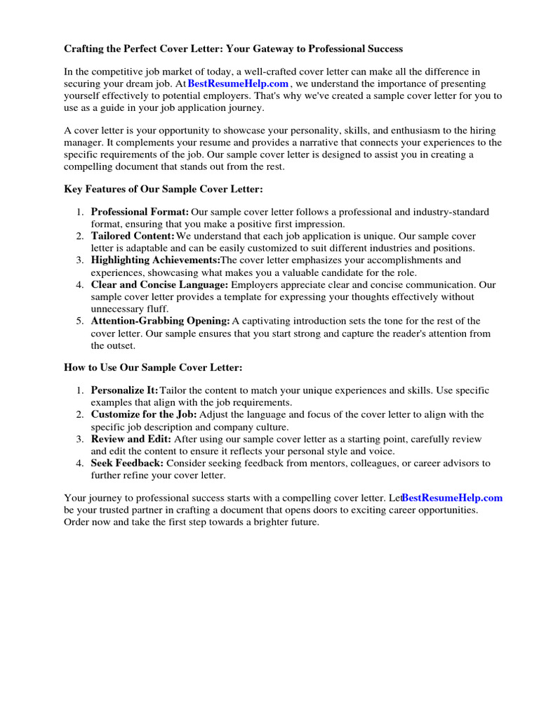 Sample Cover Letter For Research Survey | PDF | Résumé | Surveying
