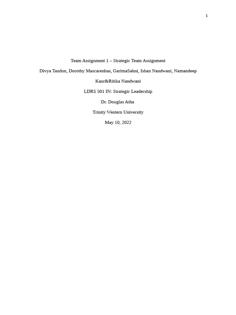 Case Study Template | Download Free PDF | Strategic Management | Leadership