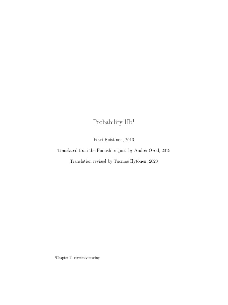 Prob 2 B English | PDF | Measure Theory | Functions And Mappings