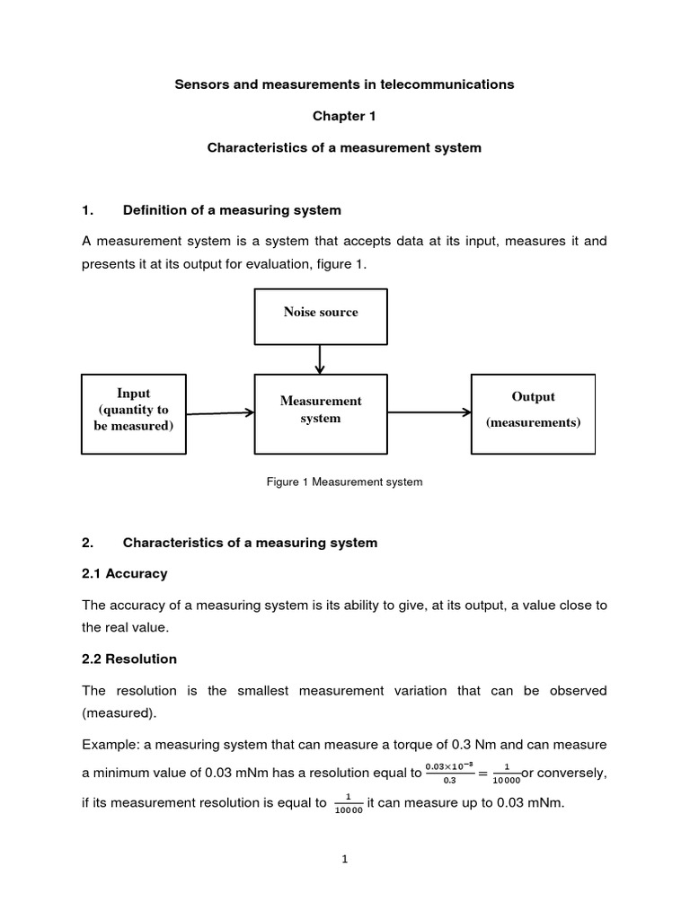 Chapter1 - 1.PDF S1 L3 | PDF | Function (Mathematics) | Sensor