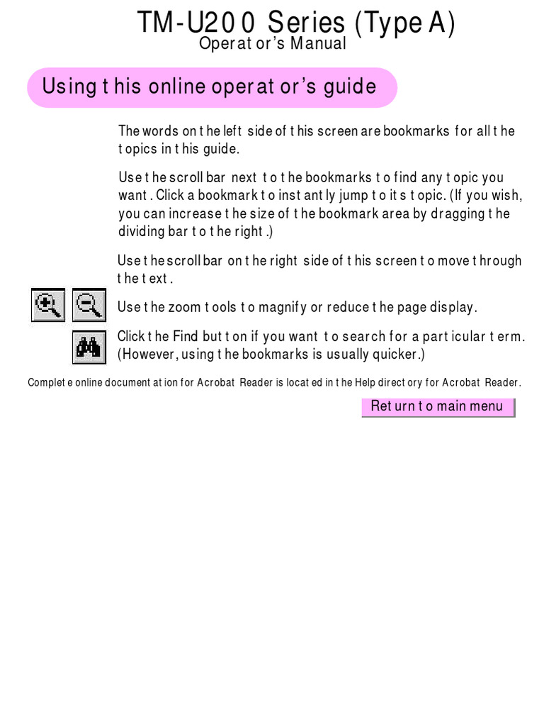 Epson U200 Manual | PDF | Printer (Computing) | Electrical Connector