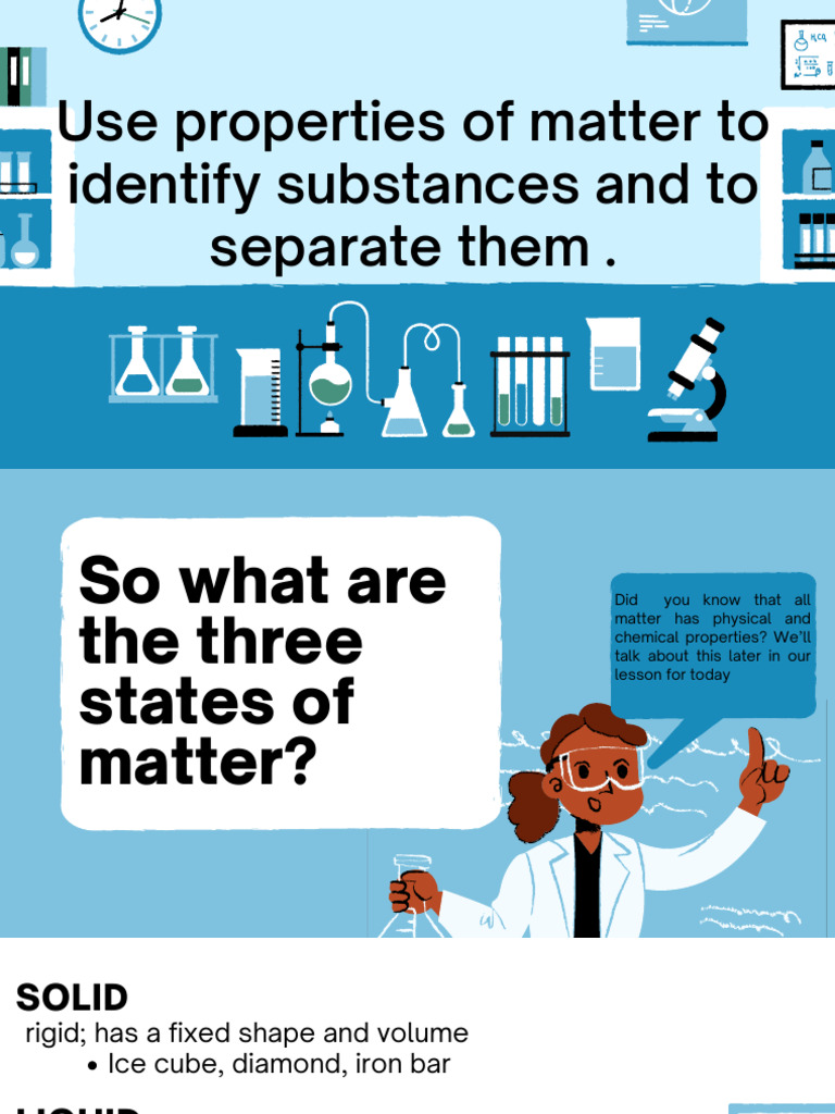 Chemical Reactions Science Presentation in Blue Light Blue Hand Drawn ...
