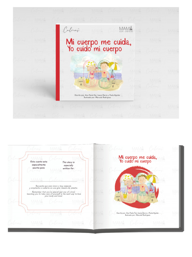 Cuento Mi Cuerpo Me Cuida, Yo Cuido Mi Cuerpo Mockup 20MB | PDF
