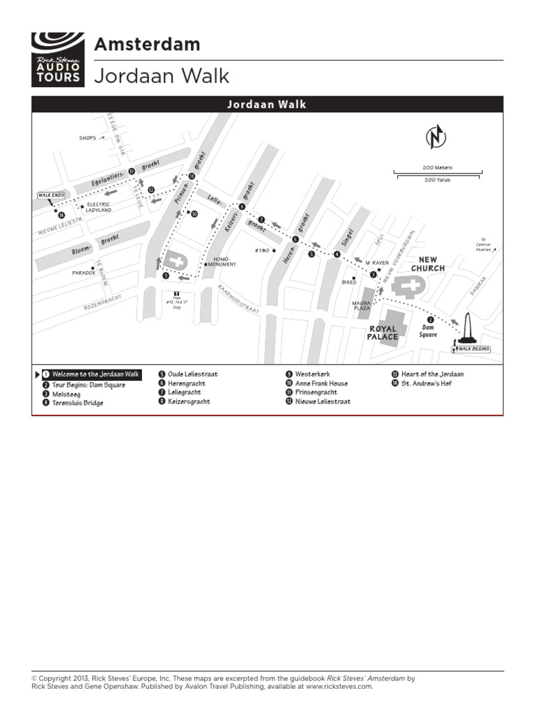 Amsterdam Jordaan Map | PDF