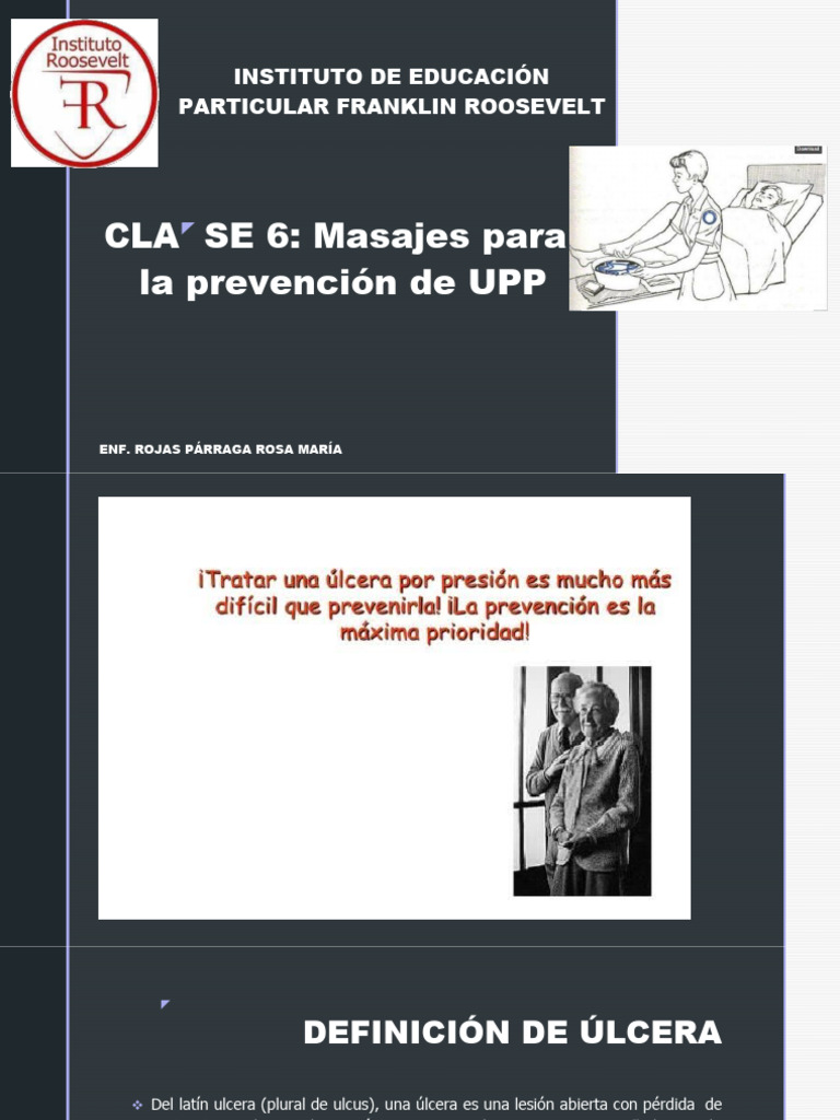 CLA SE 6: Masajes para La Prevención de UPP | PDF
