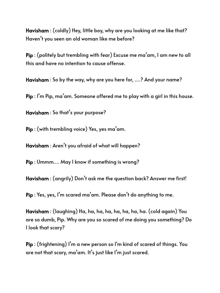 Great Expectations Script | PDF