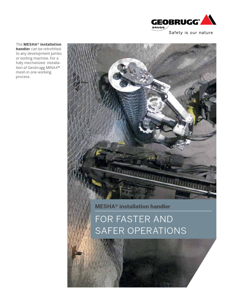 L1 Netech Mesha Product Profile En Za Screen 160627 Pdf Drilling