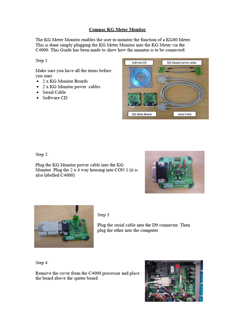 Compac KG Meter Monitor | PDF | Business | Computers