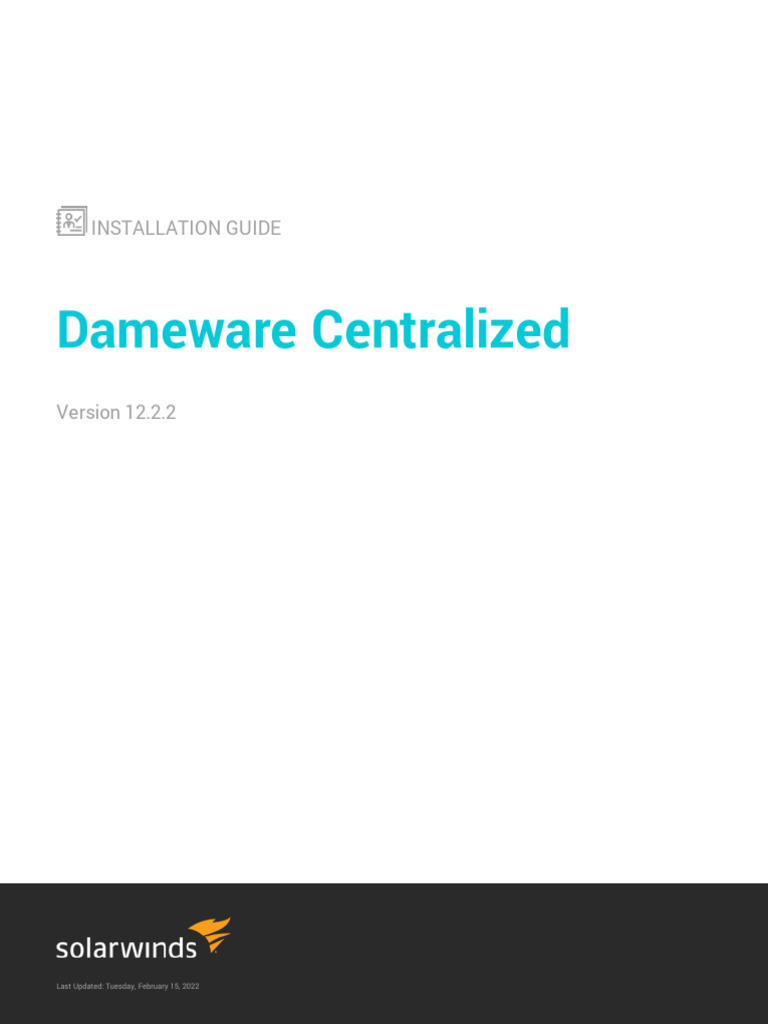 dameware-installation-guide | PDF | Port (Computer Networking) | Proxy Server