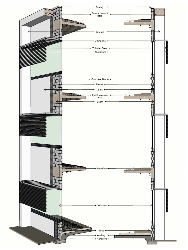 SUN SHADING DETAIL1 | PDF