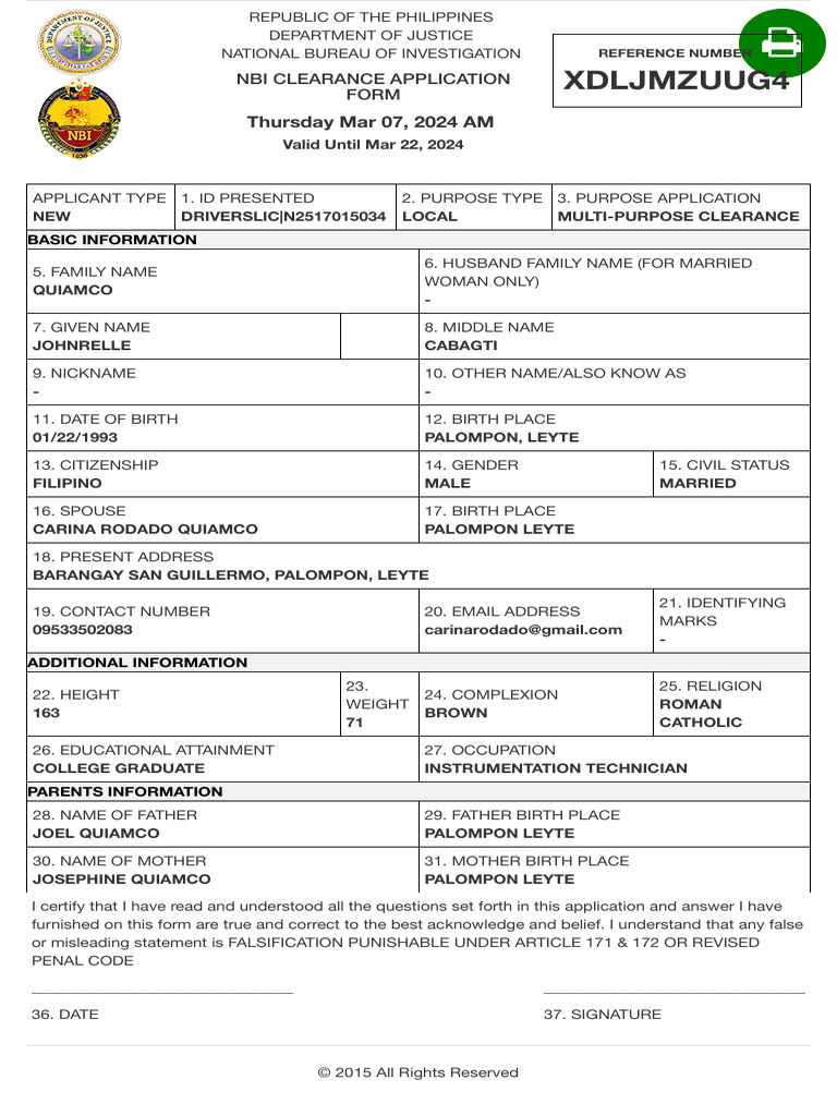 Nbi Clearance | PDF | Government | Justice