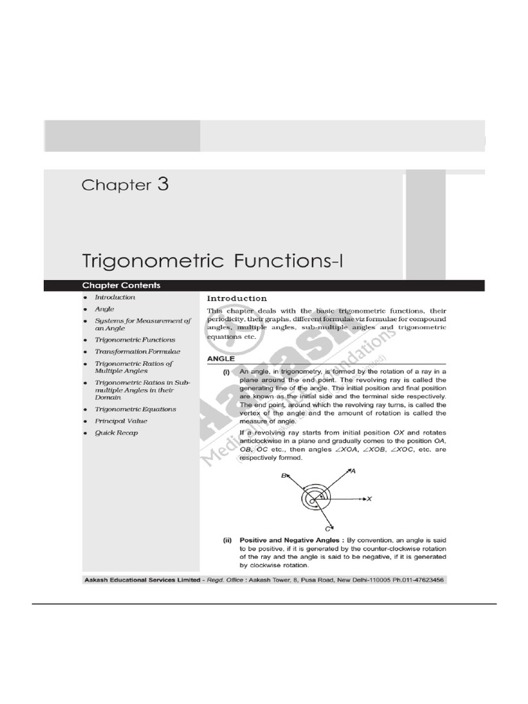 Trignometric | PDF