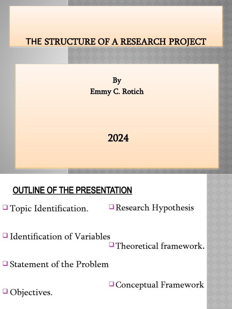 Project Structure | PDF | Hypothesis | Motivation