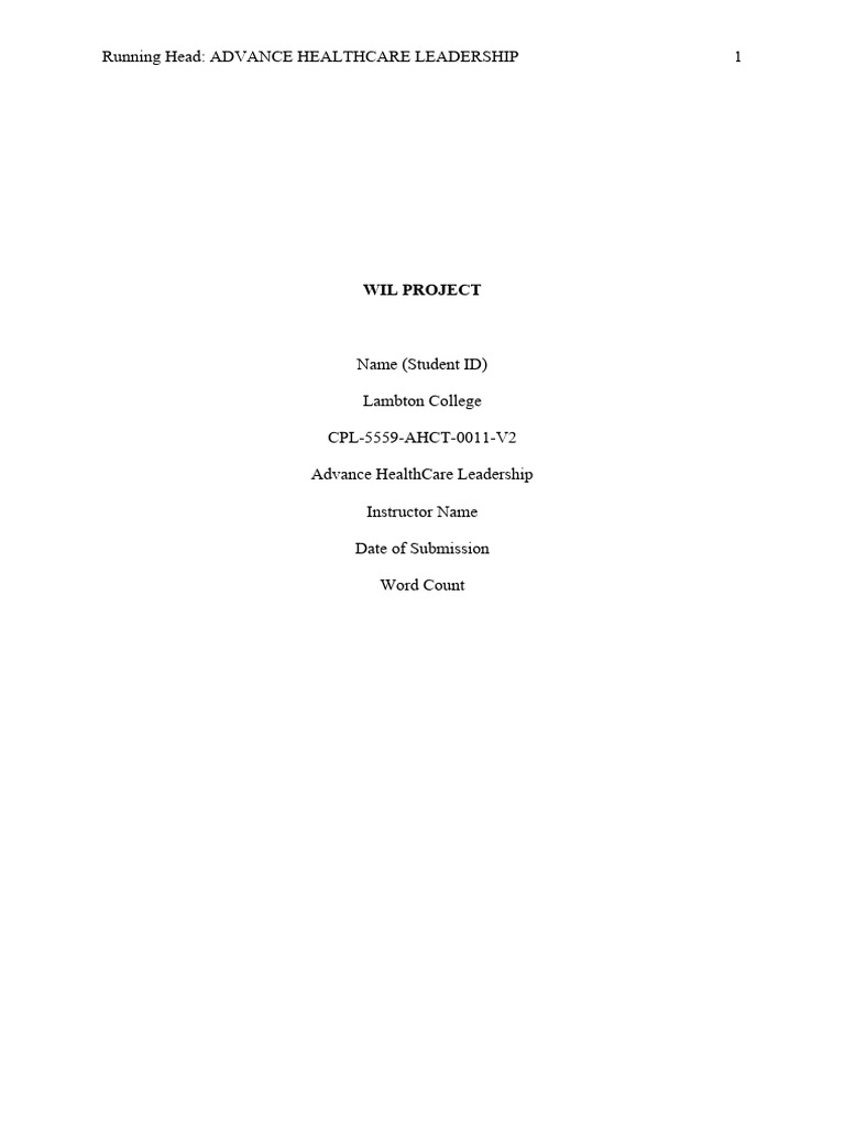 WIL Project Q 1&2 | Download Free PDF | Thrombosis | Physician