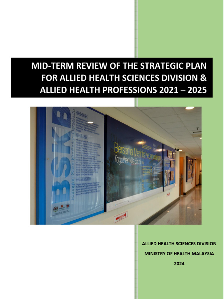 MTR Report Ahsd - Ahp - 2024 | PDF | Strategic Planning | Health Care