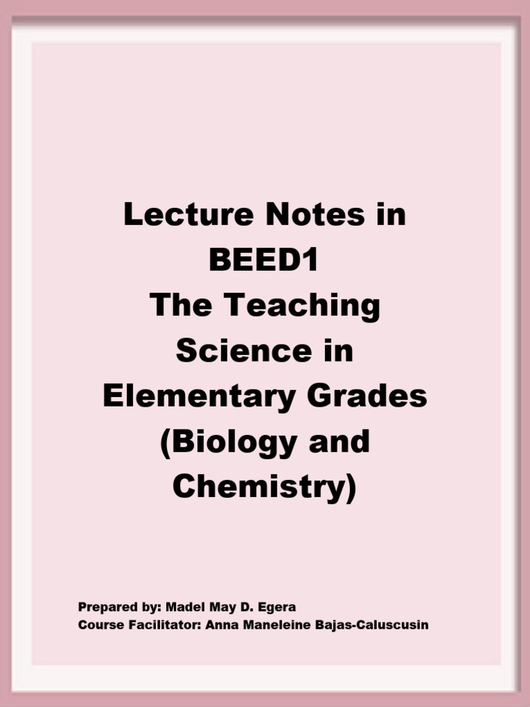 Lecture Notes On The Parts and Functions of The Female Reproductive ...