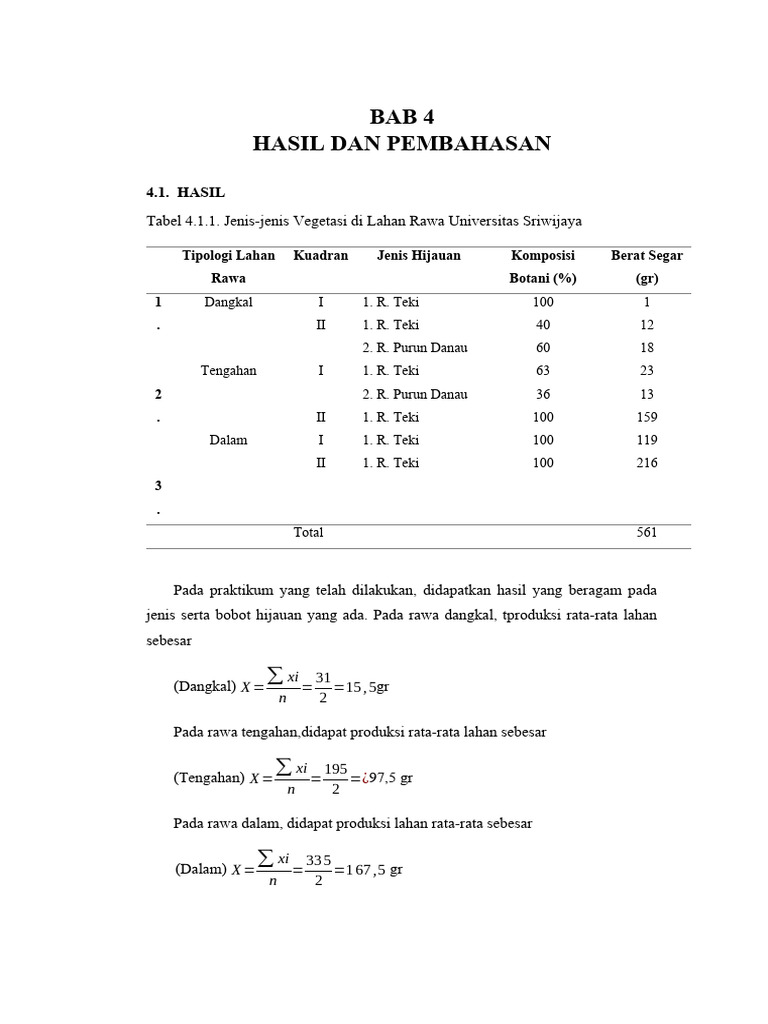Bab 4 Laporan Elr | PDF