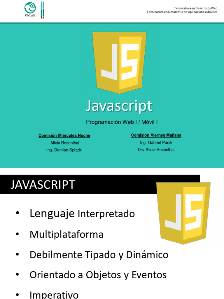 Unidad04_javascriptPPT-primeraParte_1 | PDF | Script Java | Ciencias de la Computación