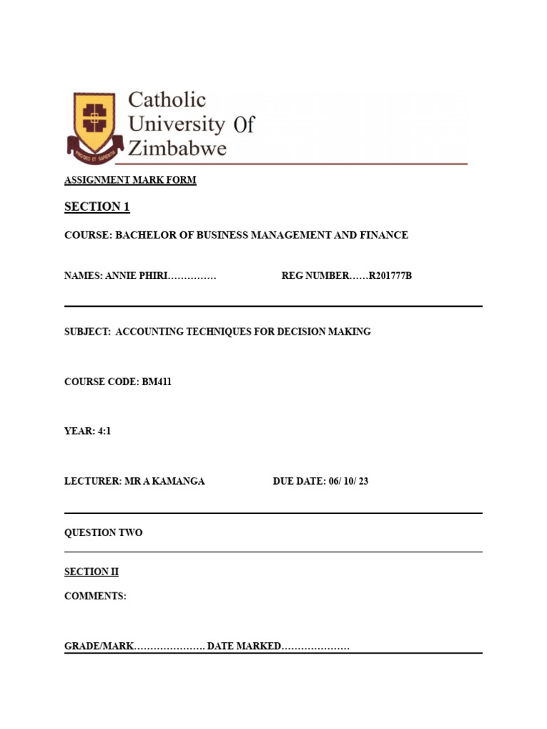 Question 2B | PDF | Capital Budgeting | Net Present Value