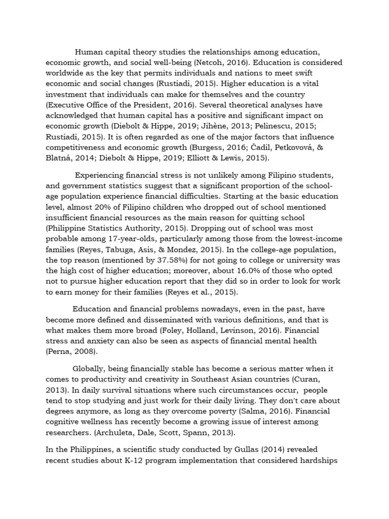 Theoretical Framework | PDF | Economic Growth | Psychology