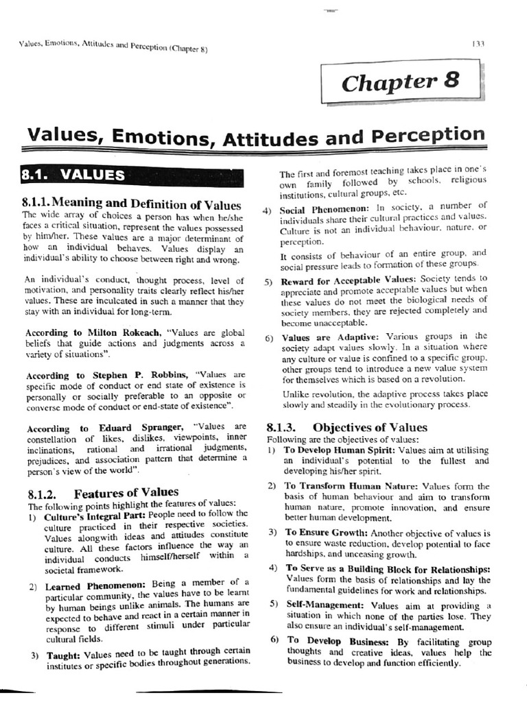 Values and Value System | PDF