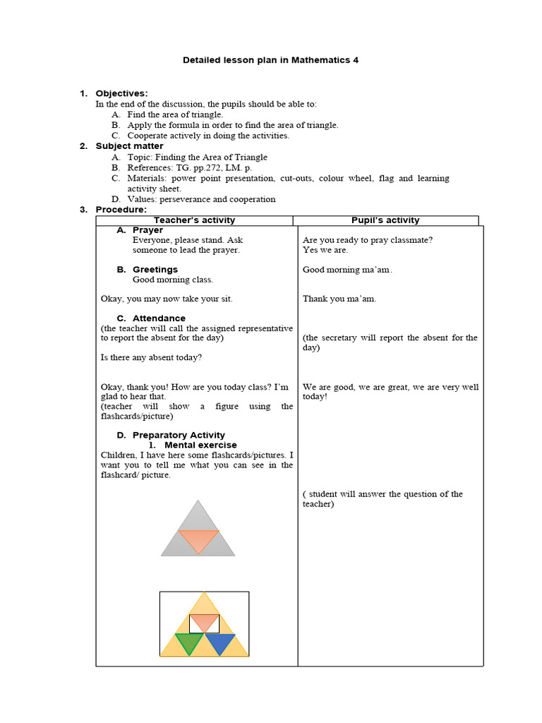 LP in Elementary | PDF | Area | Rectangle