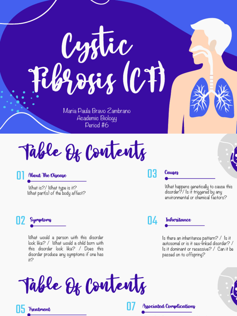Cystic Fibrosis Cf Final 1 Pdf Genetic Disorder Medicine