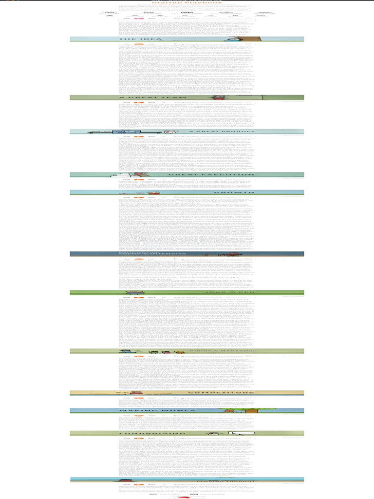 Startup Playbook | PDF | Startup Company | Small Business & Entrepreneurs