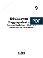 EsP9 - Q3 - Mod1 - Katarungang Panlipunan - 04192021 | PDF