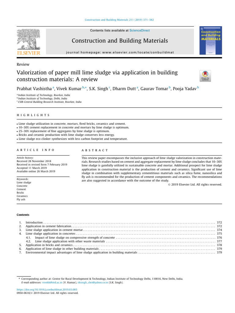 Construction and Building Materials | PDF | Cement | Concrete