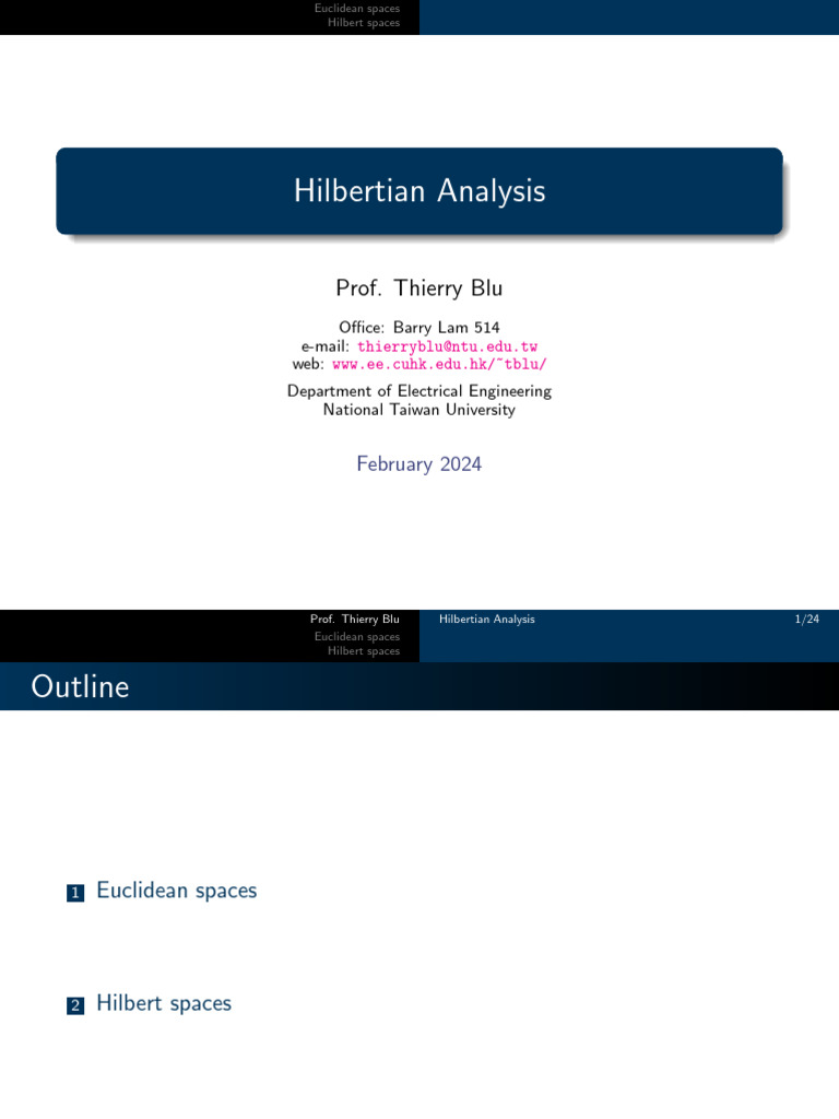 Hilbert Download Free Pdf Hilbert Space Euclidean Space