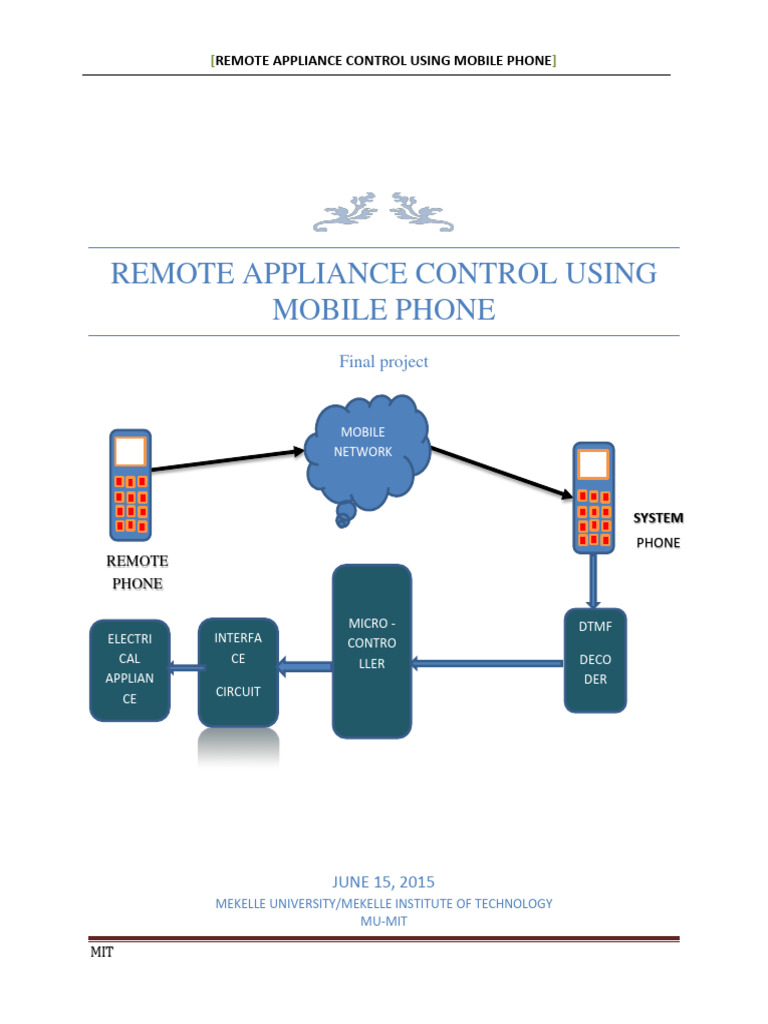 Final Project Documentaion | PDF | Relay | Home Automation