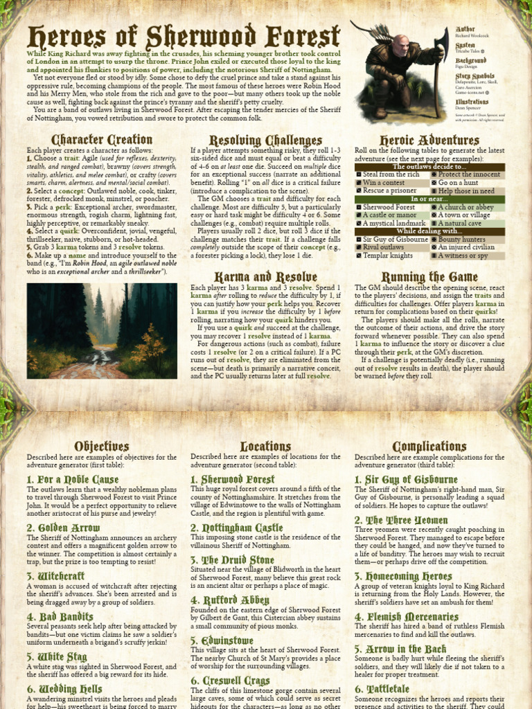 Heroes of Sherwood Forest | PDF