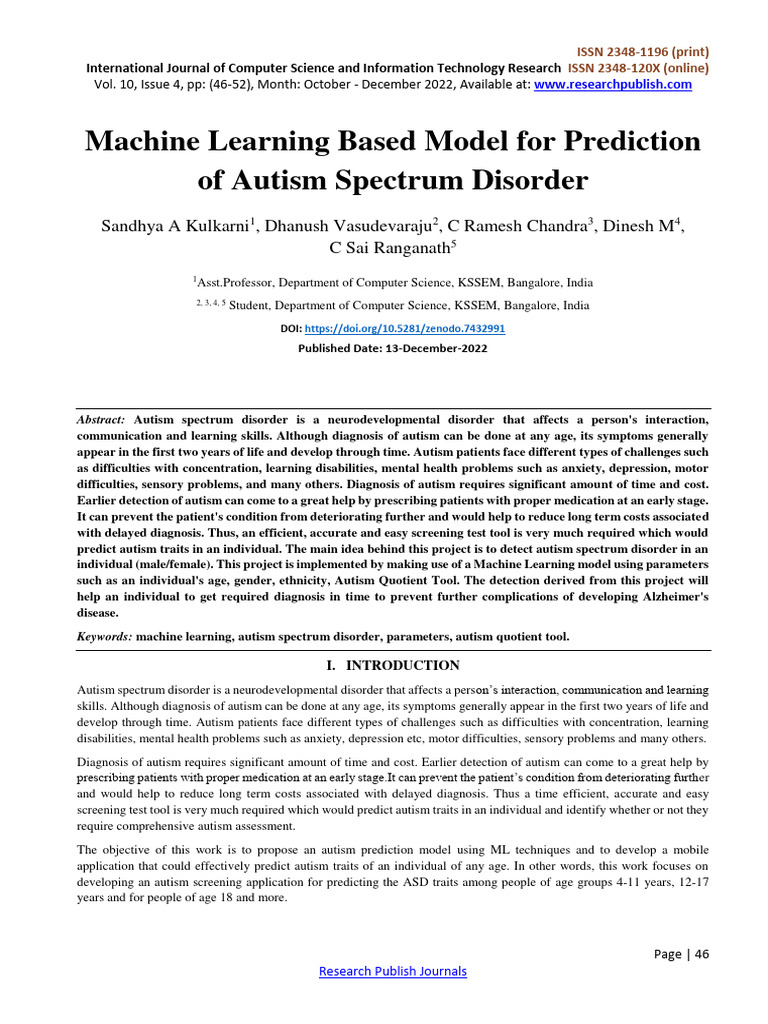 Machine Learning Based Model-13122022-3 | PDF | Machine Learning ...