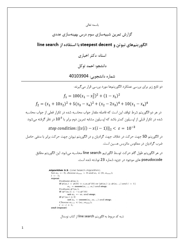 CA3 Report 40103904 | PDF