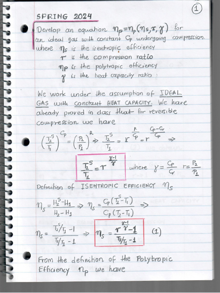 How To Calculate Compressor Efficiency | PDF