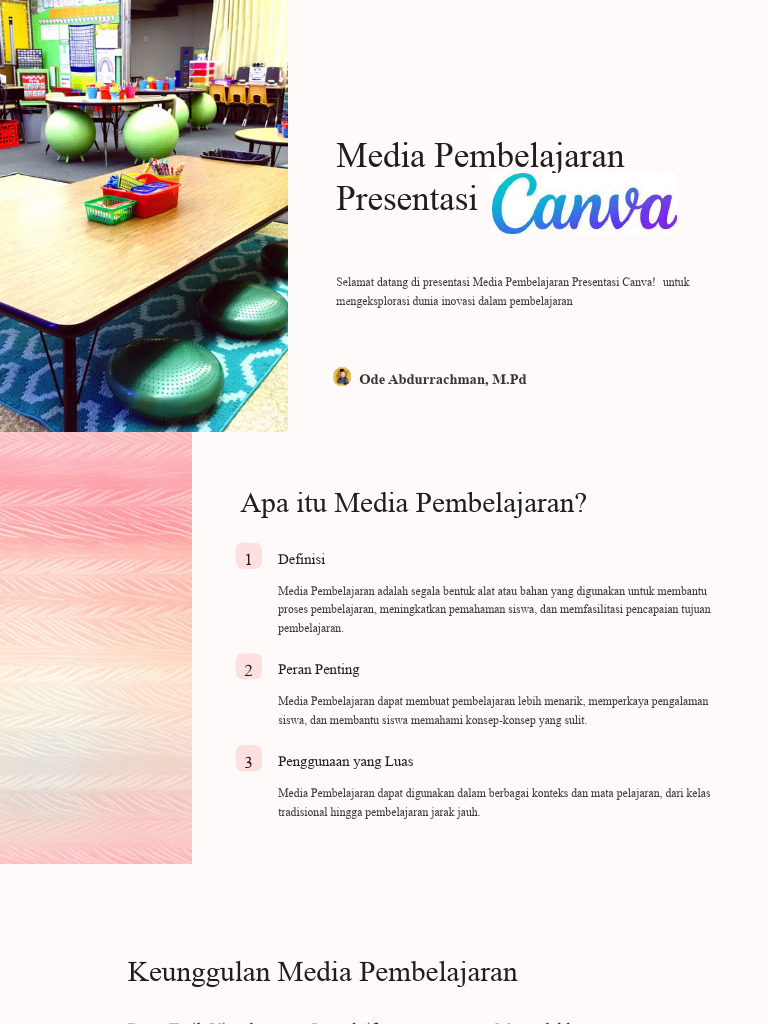 Media Pembelajaran Presentasi Canva Pakode | PDF