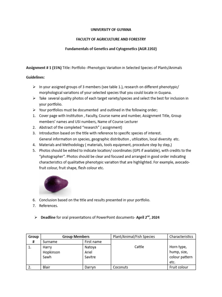 Genetics & Cytogenetics Portfolio | PDF | Species | Biology