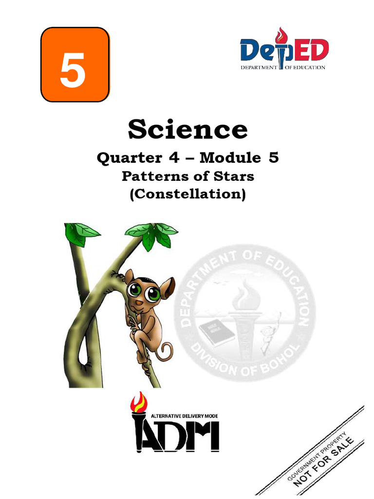 Scie5 Elem Module5 q4 | PDF | Constellation | Stars