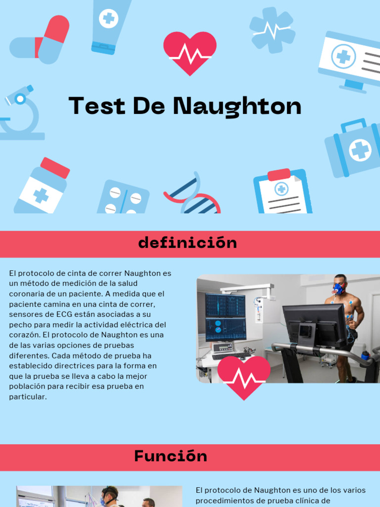 Test de Naughton | PDF | Electrocardiografia | Corazón
