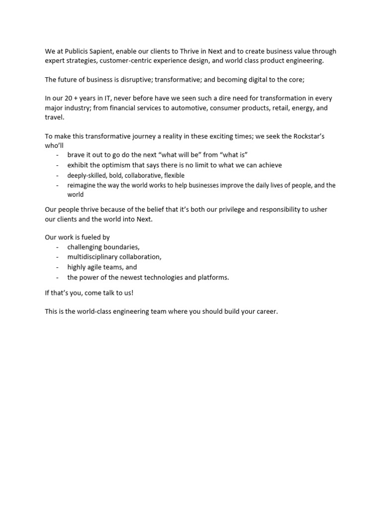 JD - Trainee Engineer | PDF | Agile Software Development | Computer Programming